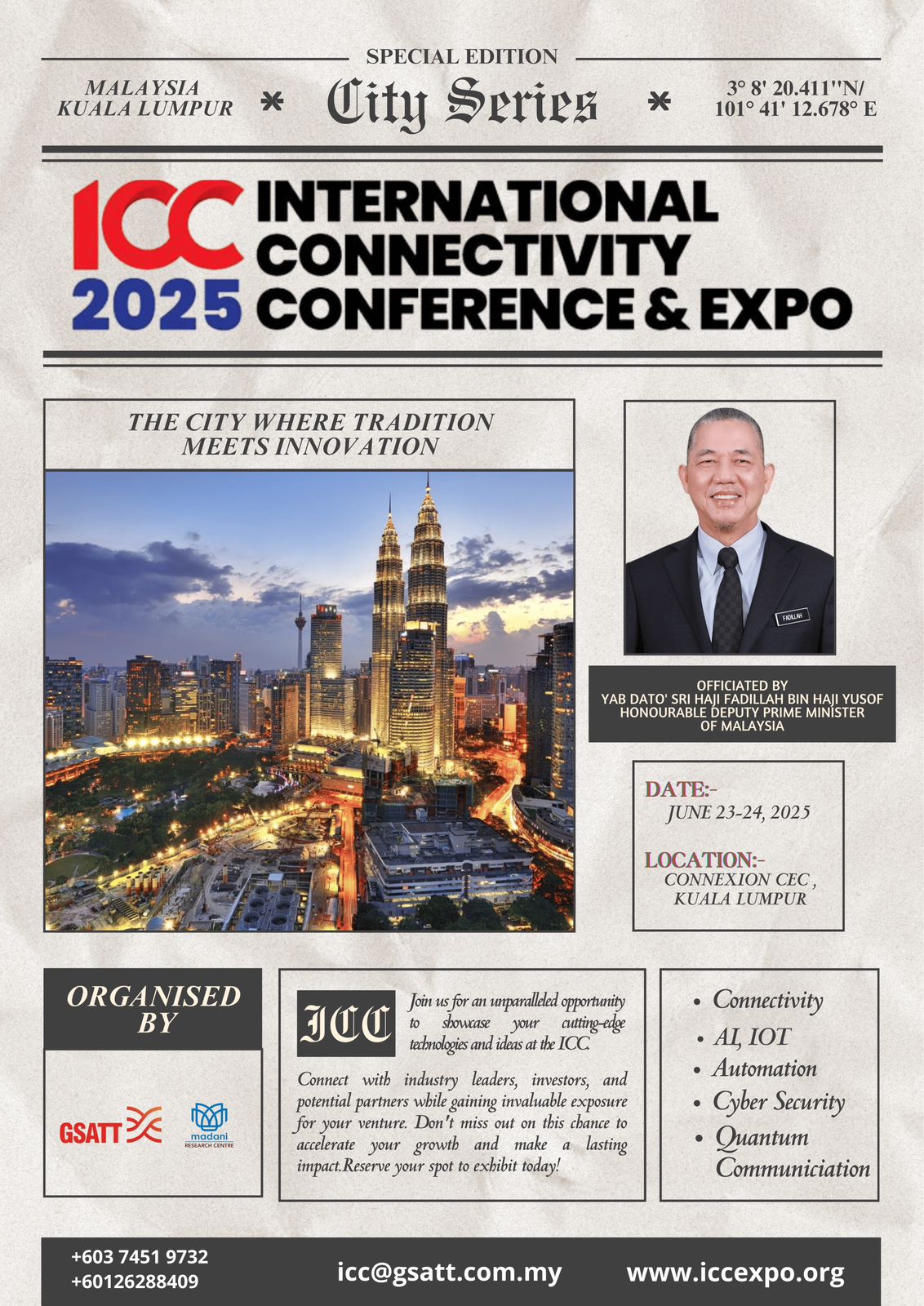 INTERNATIONAL CONNECTIVITY CONFERENCE & EXPO (ICC 2025)